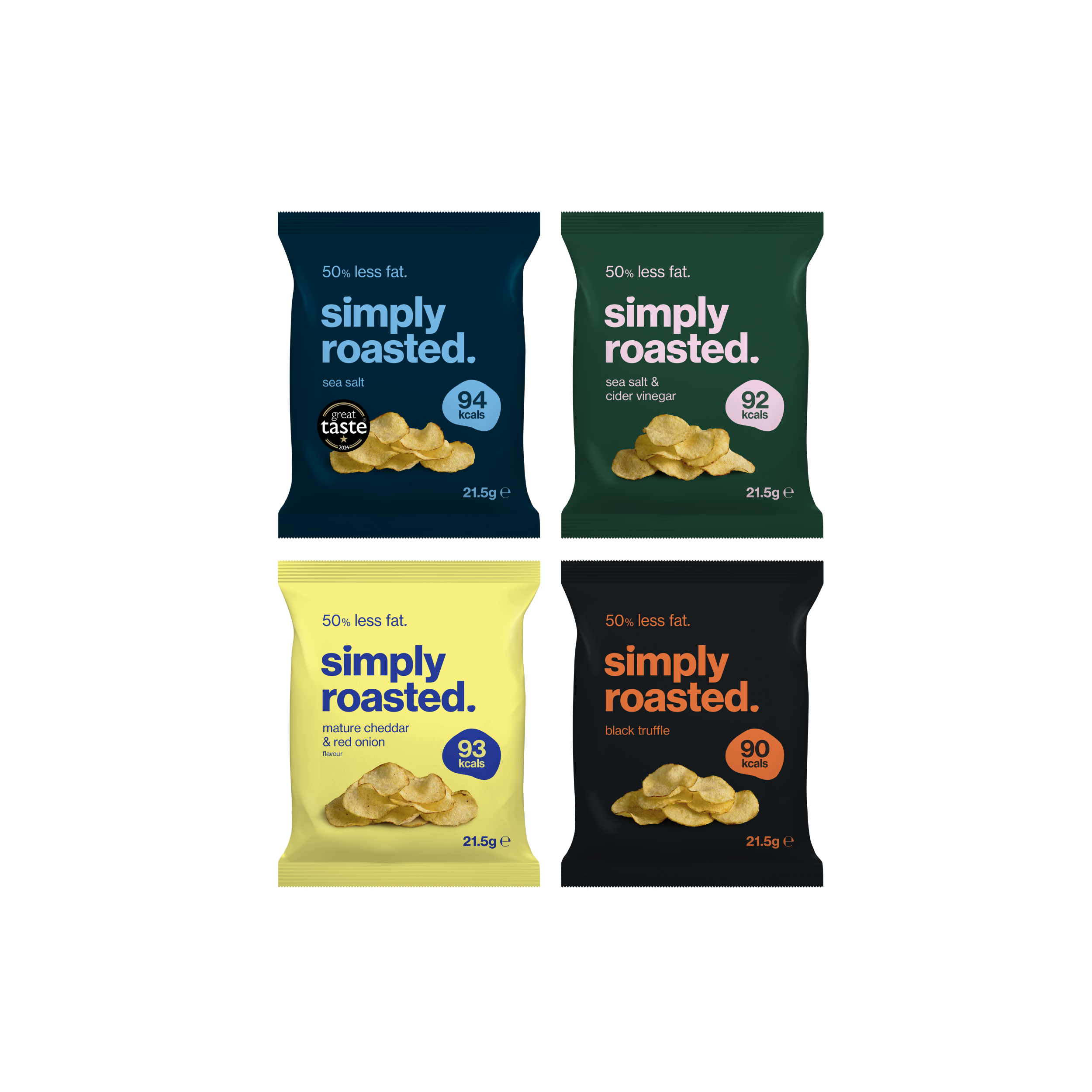 Healthier Crisps | Low Salt & Fat | Simply Roasted Crisps